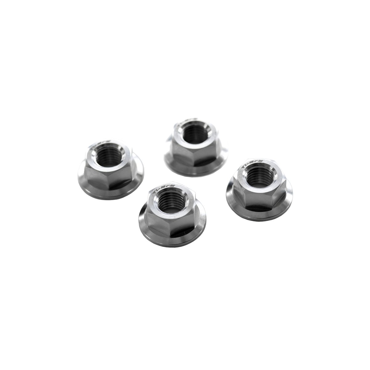 Ti-Gr5 Titanium Flanged Nuts - M10x1.25 | NDF Café