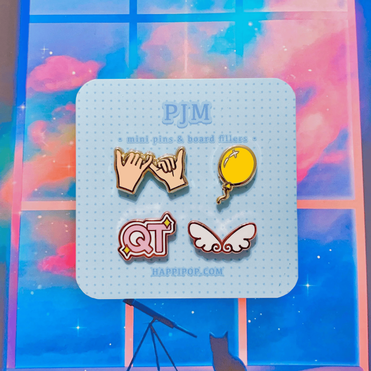 PJM 4 Mini Pins & Board Fillers | HAPPIPOP