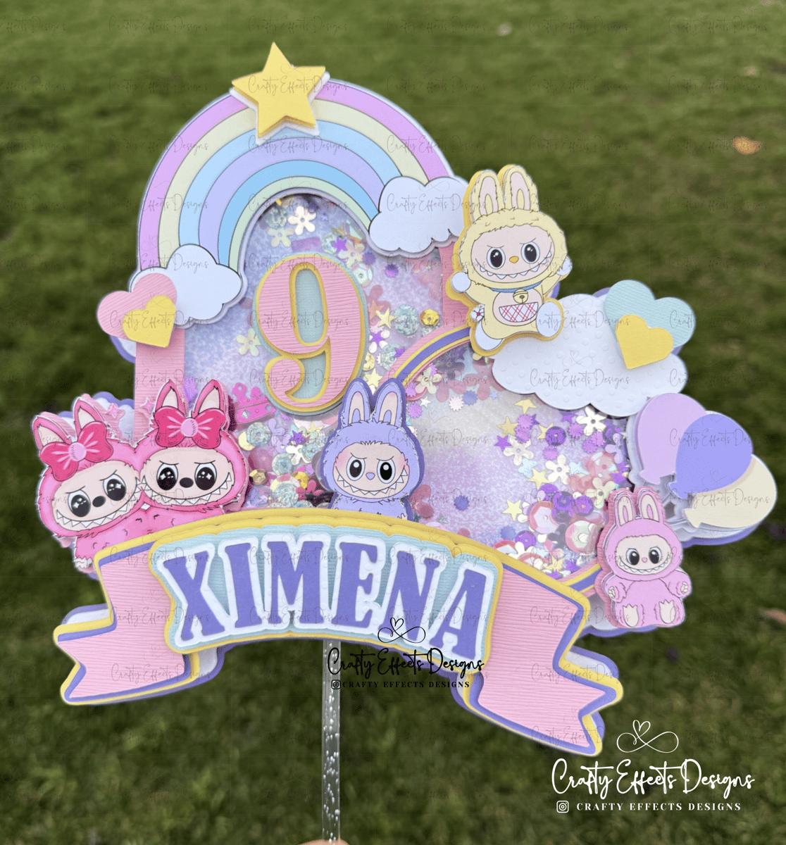 LABUBU CAKE TOPPER | CraftyEffectsDesigns