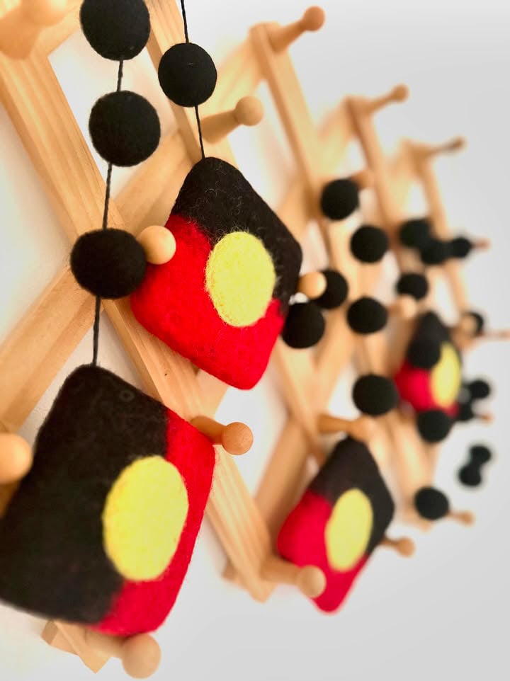 Aboriginal Flag Garland | Fraser and Felt