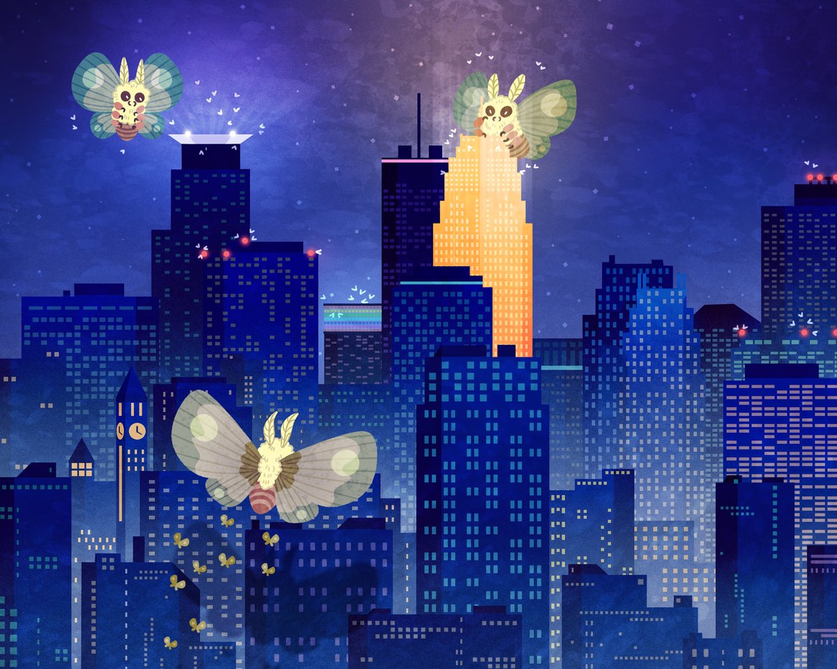 Minneapolis Moth City | Pickled Alice Art