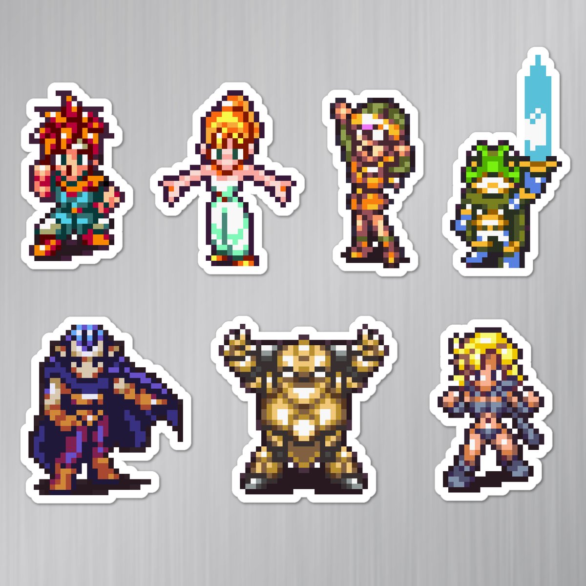 Chrono Trigger Magnet Set (7 Pieces) | SuperStickerClub.com | Video ...