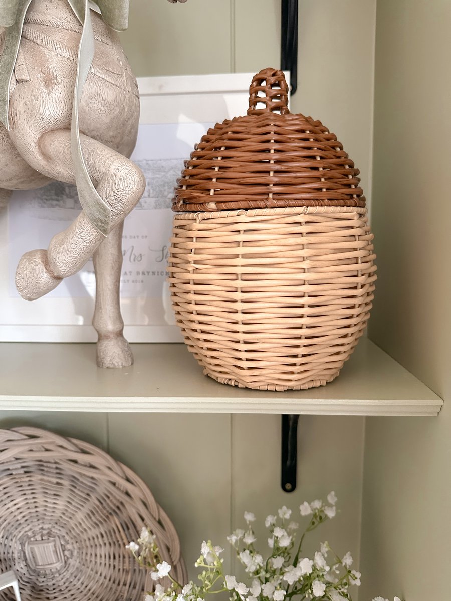 Acorn Rattan Basket | With Love Abigailx