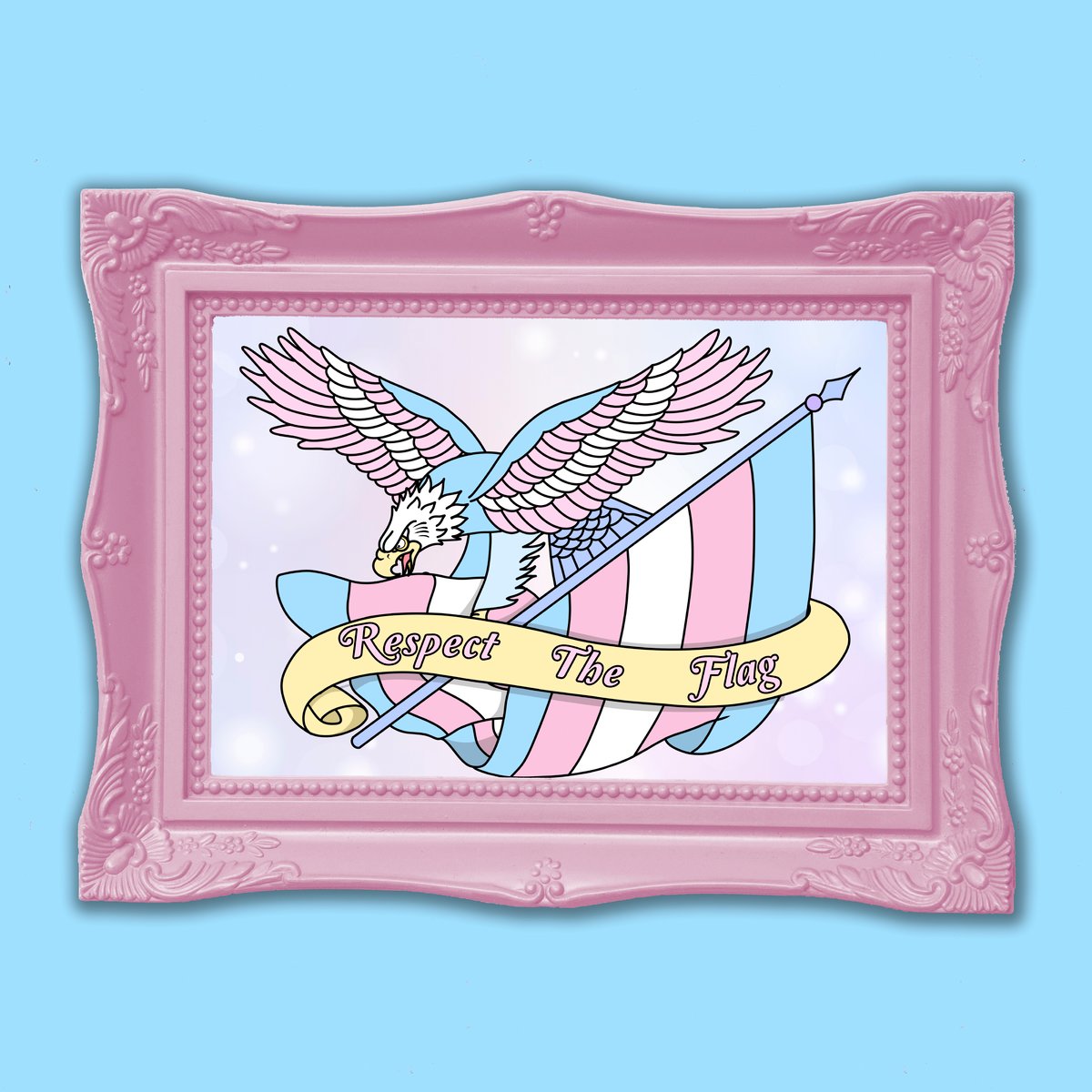 Respect The Flag Art Print | Abprallen