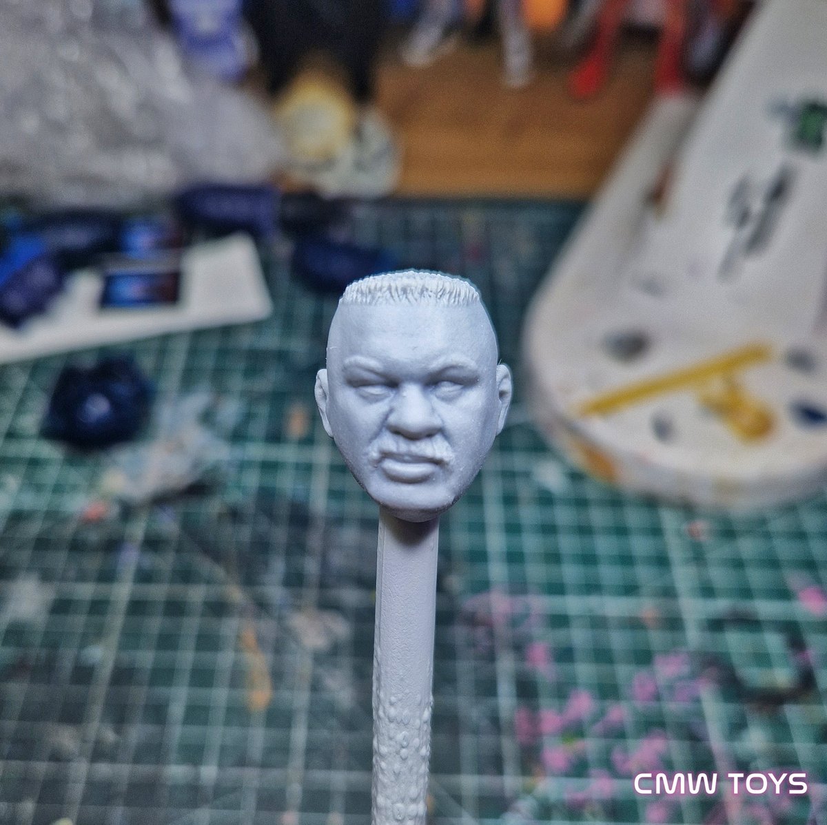 Perry Saturn (WCW Flock) 3D printed head | CMW TOYS