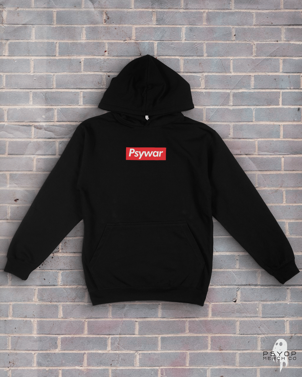PSYWAR Block Logo Hoodie | PSYOP Merch Co