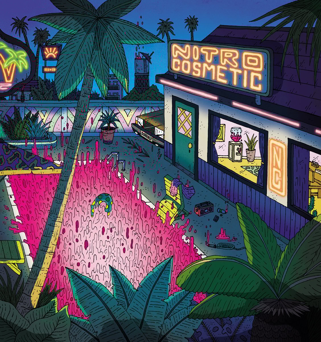 Nitro Cosmetic - S/T (Rose Vinyl) Cardinal Fuzz - 6 LEFT | Cardinal Fuzz