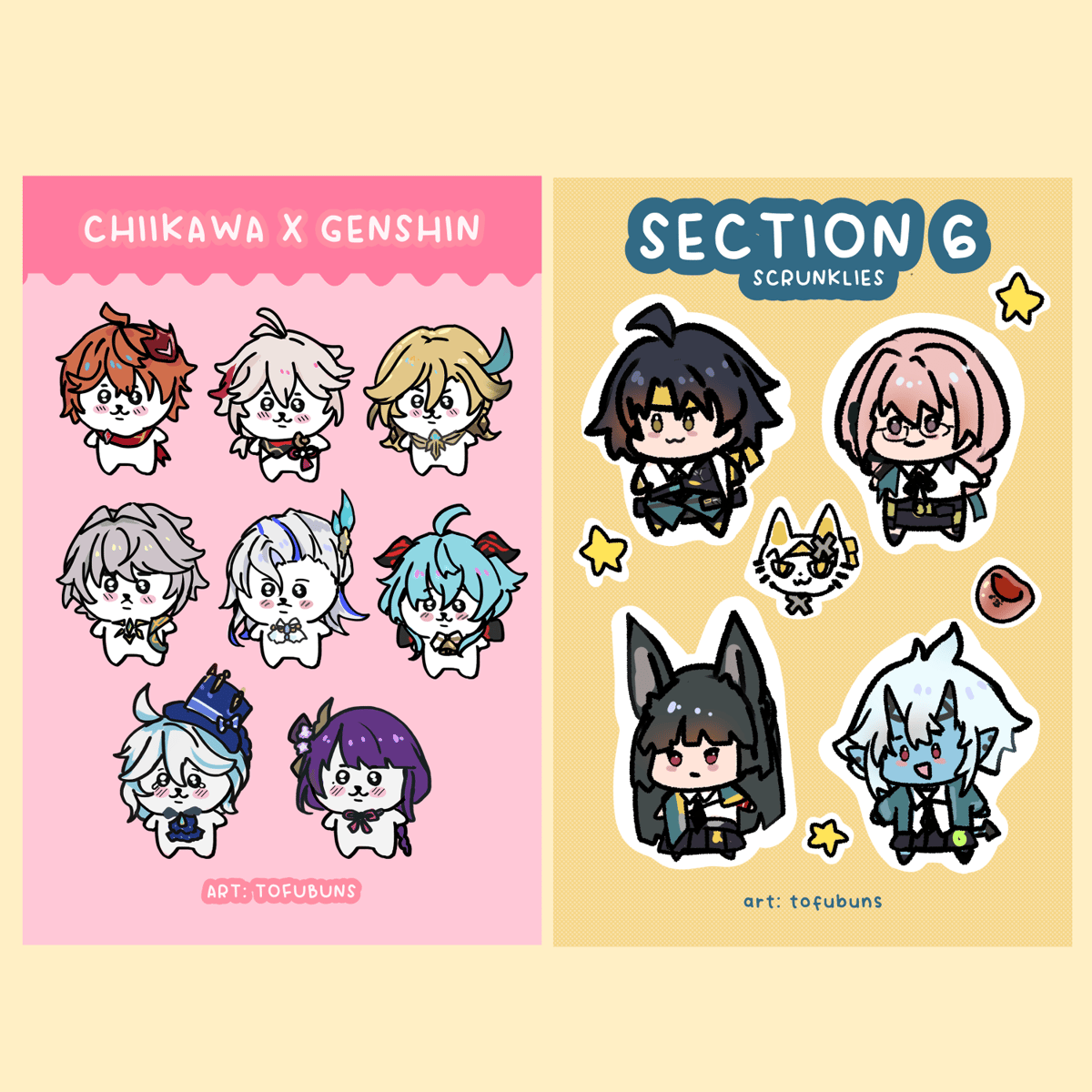 Silly Sticker Sheets | Tofubuns Corner