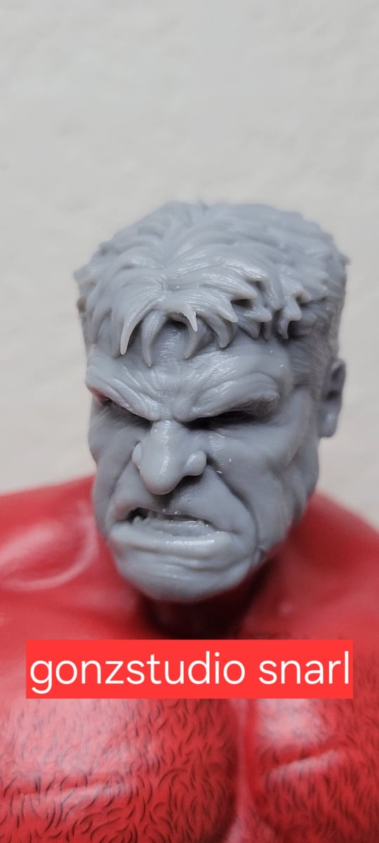 Red hulk heads | HFC 3d Prints