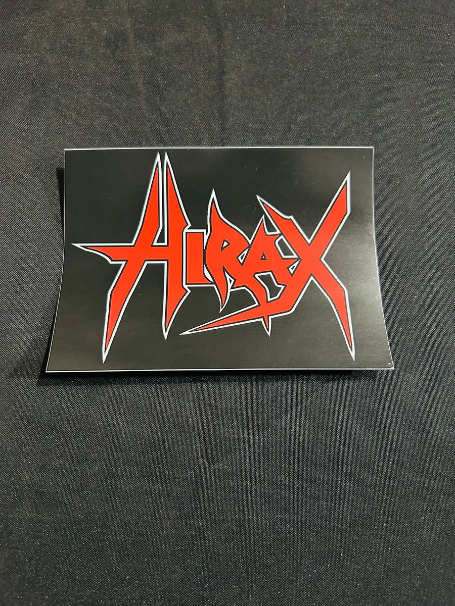 HIRAX logo sticker x 2 | HIRAX