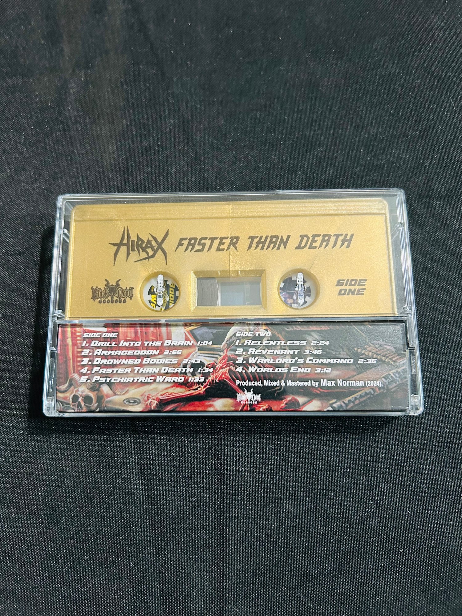 HIRAX CASSETTE "Faster Than Death" | HIRAX