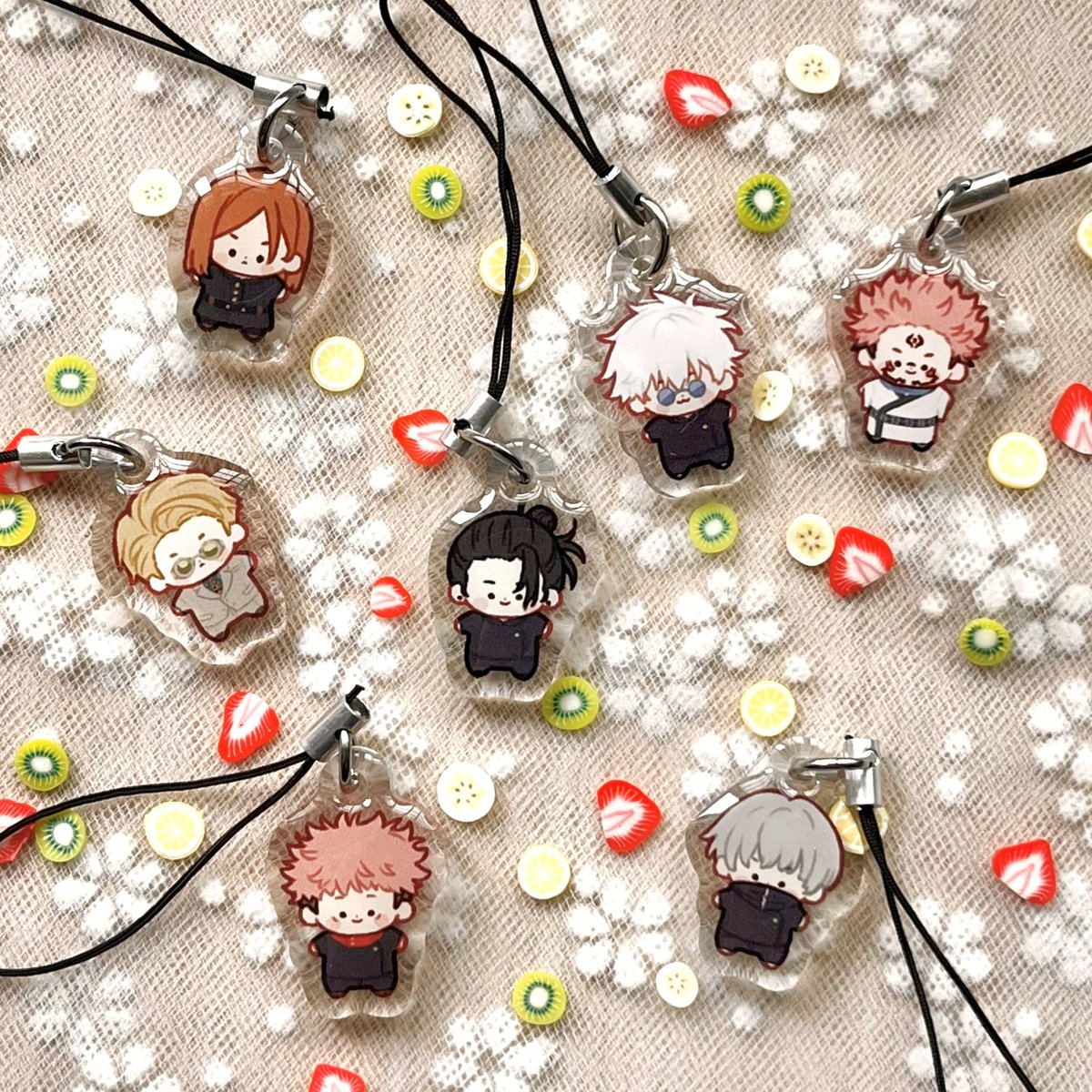 Mini Epoxy Charms (JJK) | solidpotatetoe