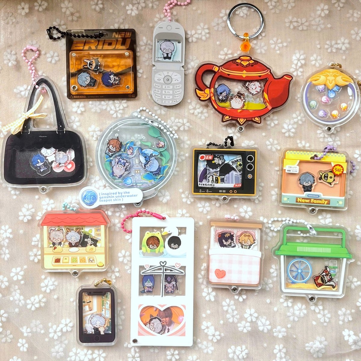 Openable Shaker Keychain | solidpotatetoe