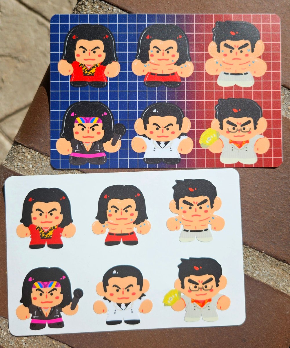 Nishiki and Kiryu Vinyl Sticker Sheet | limpachi