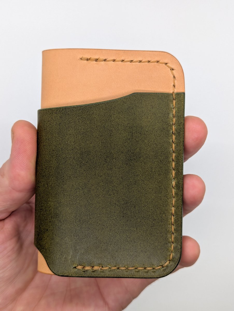 The LT Wallet (Olive & Natural) | Pinch Flat Manufacturing