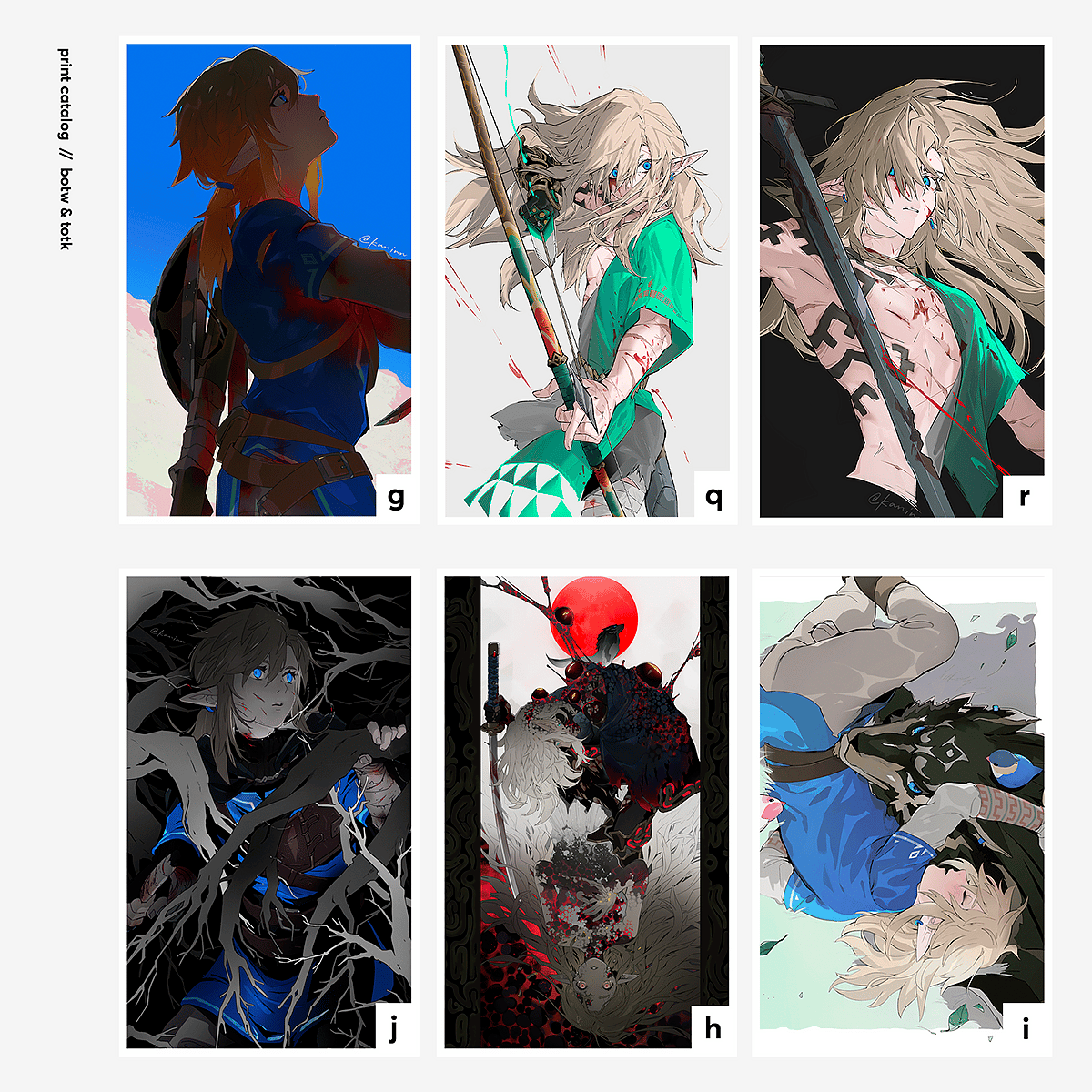 Print Catalog // botw / zelda | kan & ico