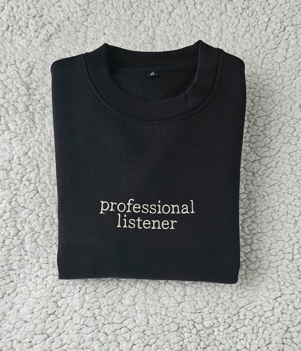 Professional Listener Sweater | KARLAMARDESIGN