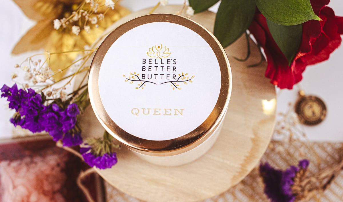 Queen Body Butter | Luxurious Floral Vegan Skincare | Belle's Better Butter