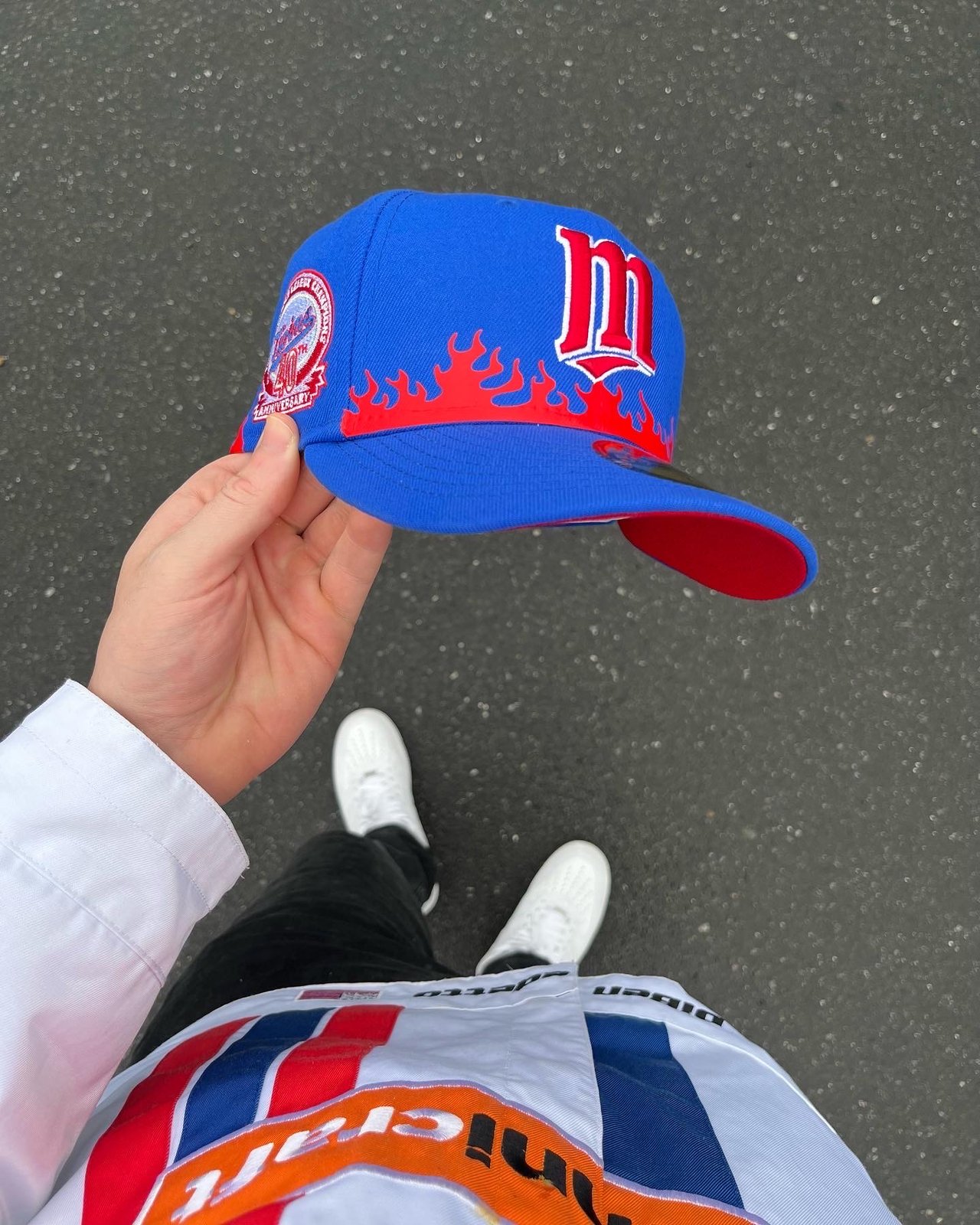 RED BRIM MINNESOTA TWINS CUSTOM FITTED CAP | WORLDWIDE RANK LLC