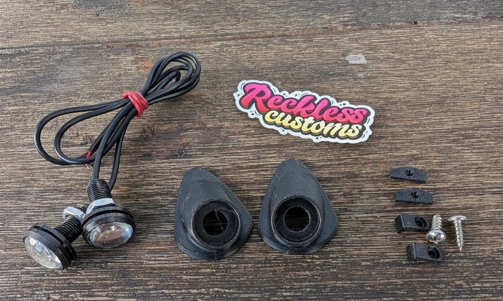NAVi 110 Angled Flush LED Blinker Kit | Reckless Customs