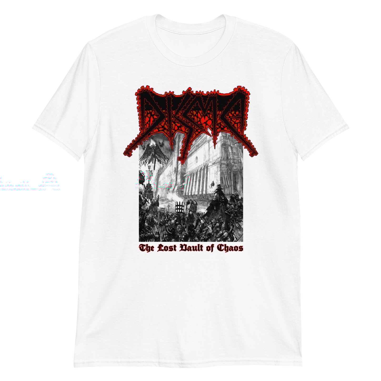 Disma — DISMA - THE LOST VAULT OF CHAOS WHITE Short-Sleeve Unisex T-Shirt