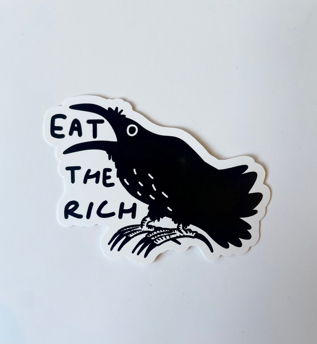 Eat The Rich Vinyl Sticker | Daze Made