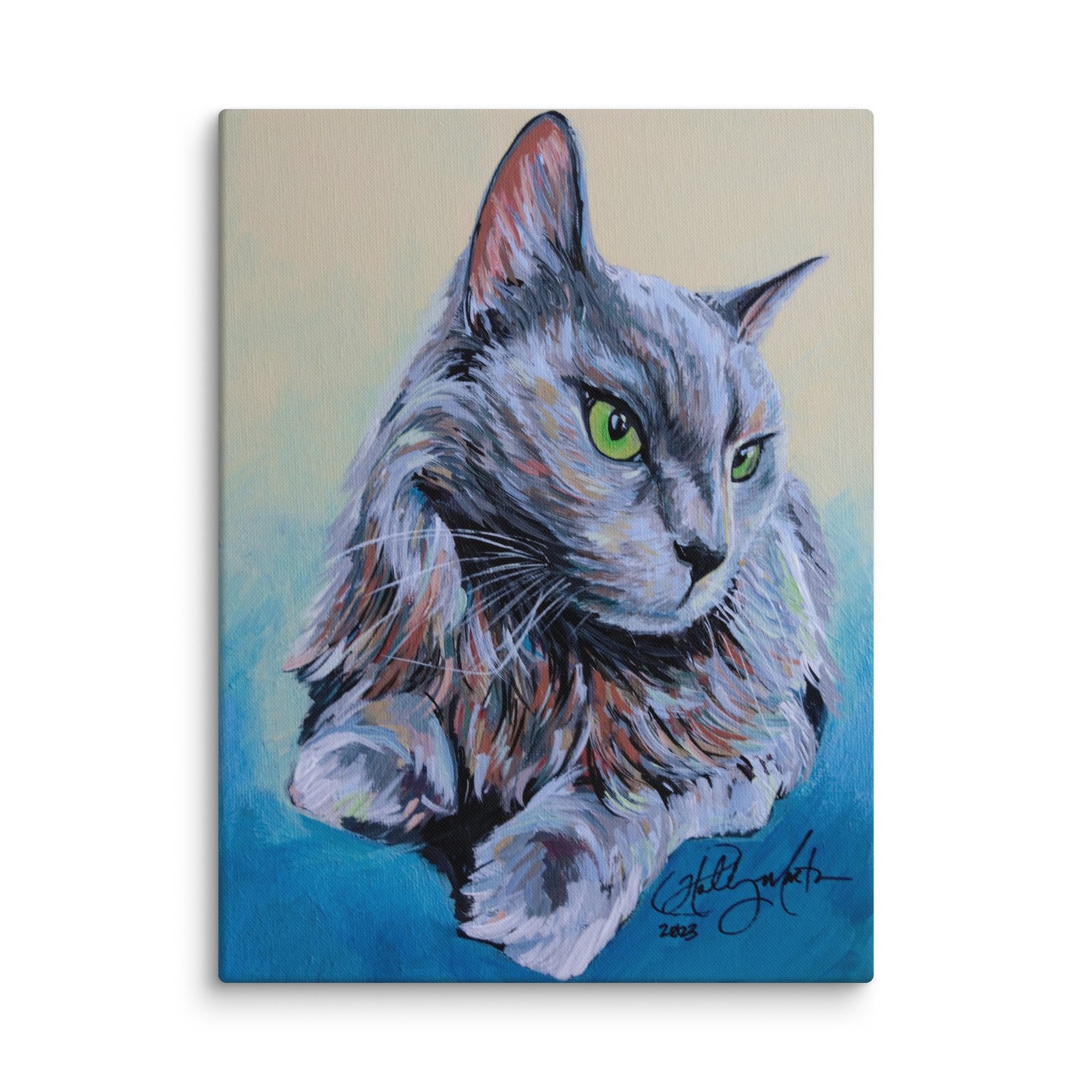 Domestic Longhaired Royalty | HM Drawing and Painting