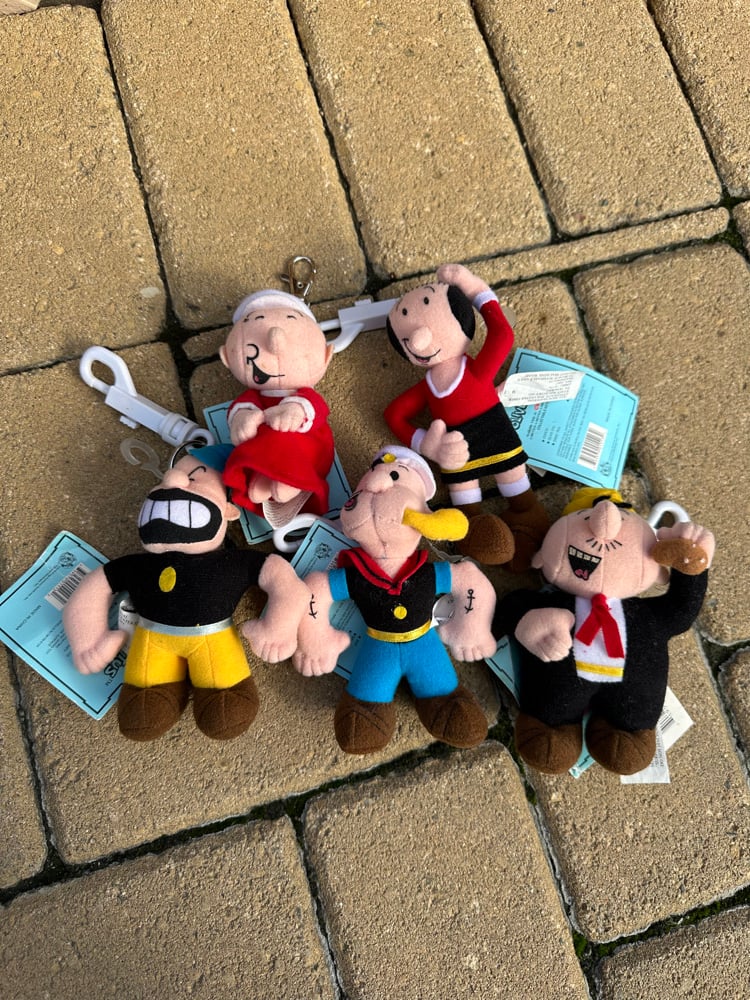 Popeye Plush Keychain | Rockin Pins