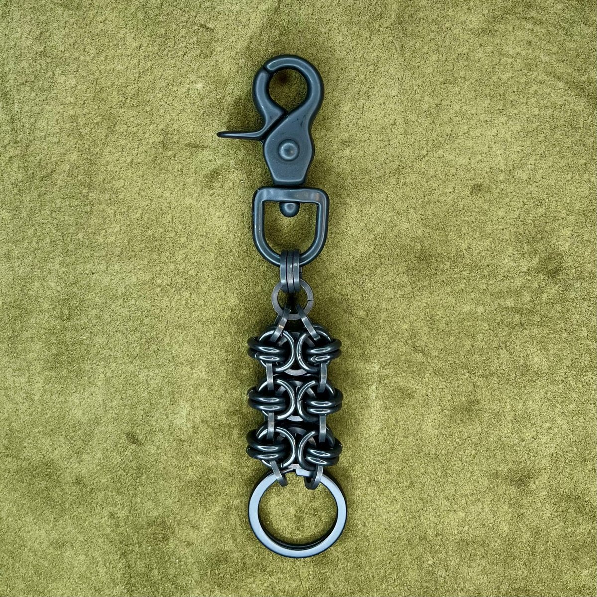Black Stainless "Cage'' Key Dangler | Ripper Chain Company