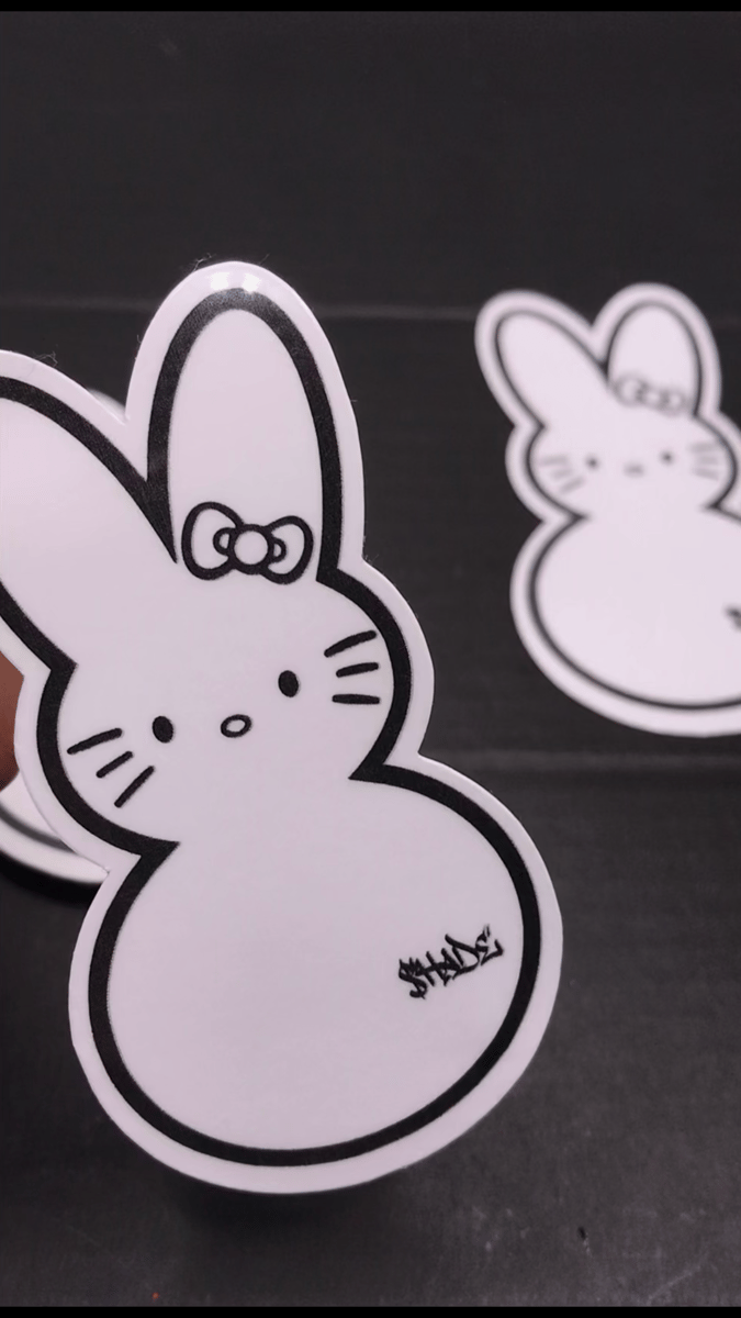 Peep Hello Kitty Sticker | Beauty By $hade
