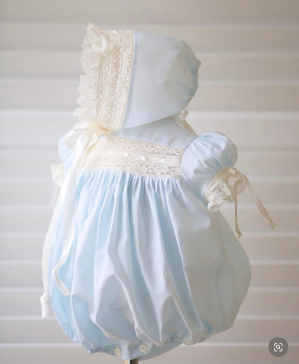 The Claire High Yoke Heirloom Bubble | Elizabeth Layne Heirloom