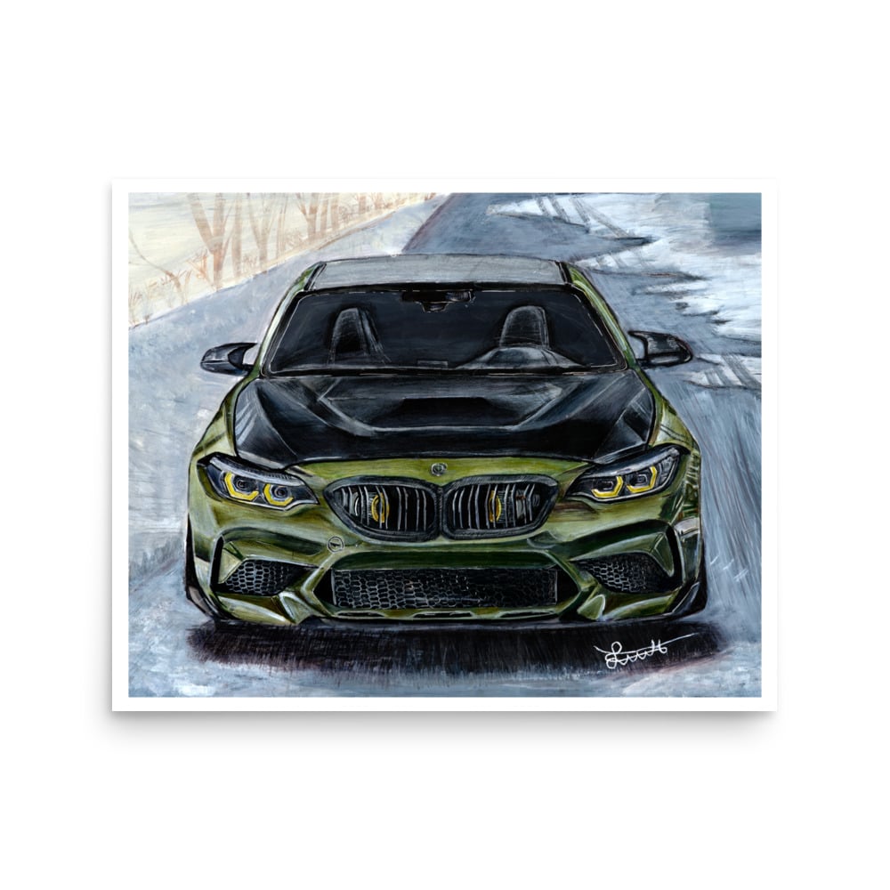 BMW M2 Comp 'paper' | Luke Hodgson Arts