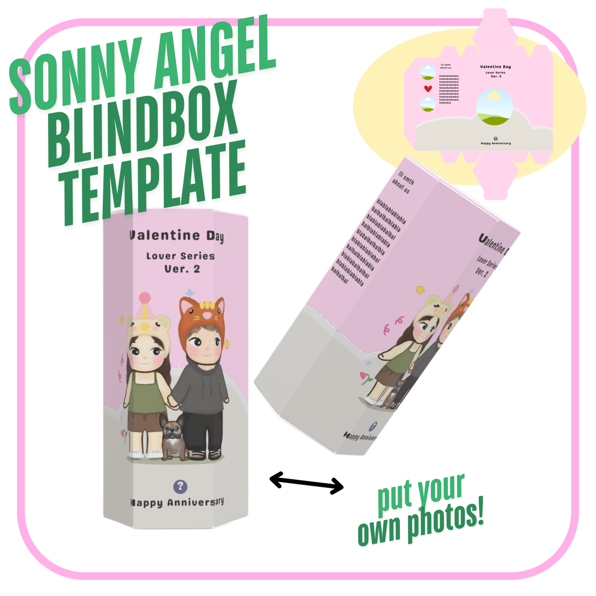 Sonny Angel Blind Box Template | wabbitcreates