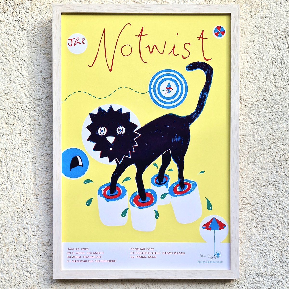 THE NOTWIST (TOURPOSTER 2025) | Señor Burns