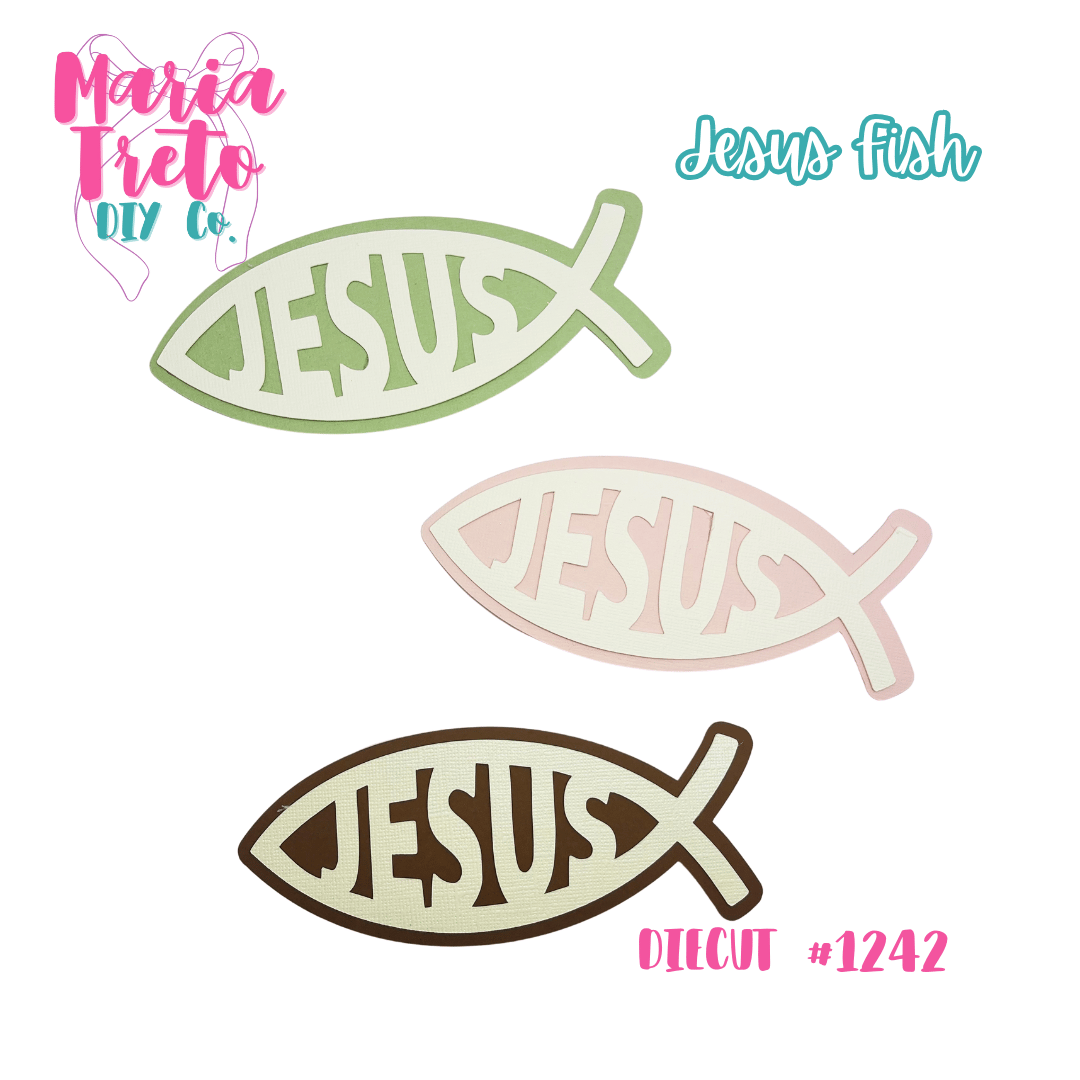 Jesus Topper Diecut 1242 | MariaTreto DIY Co™