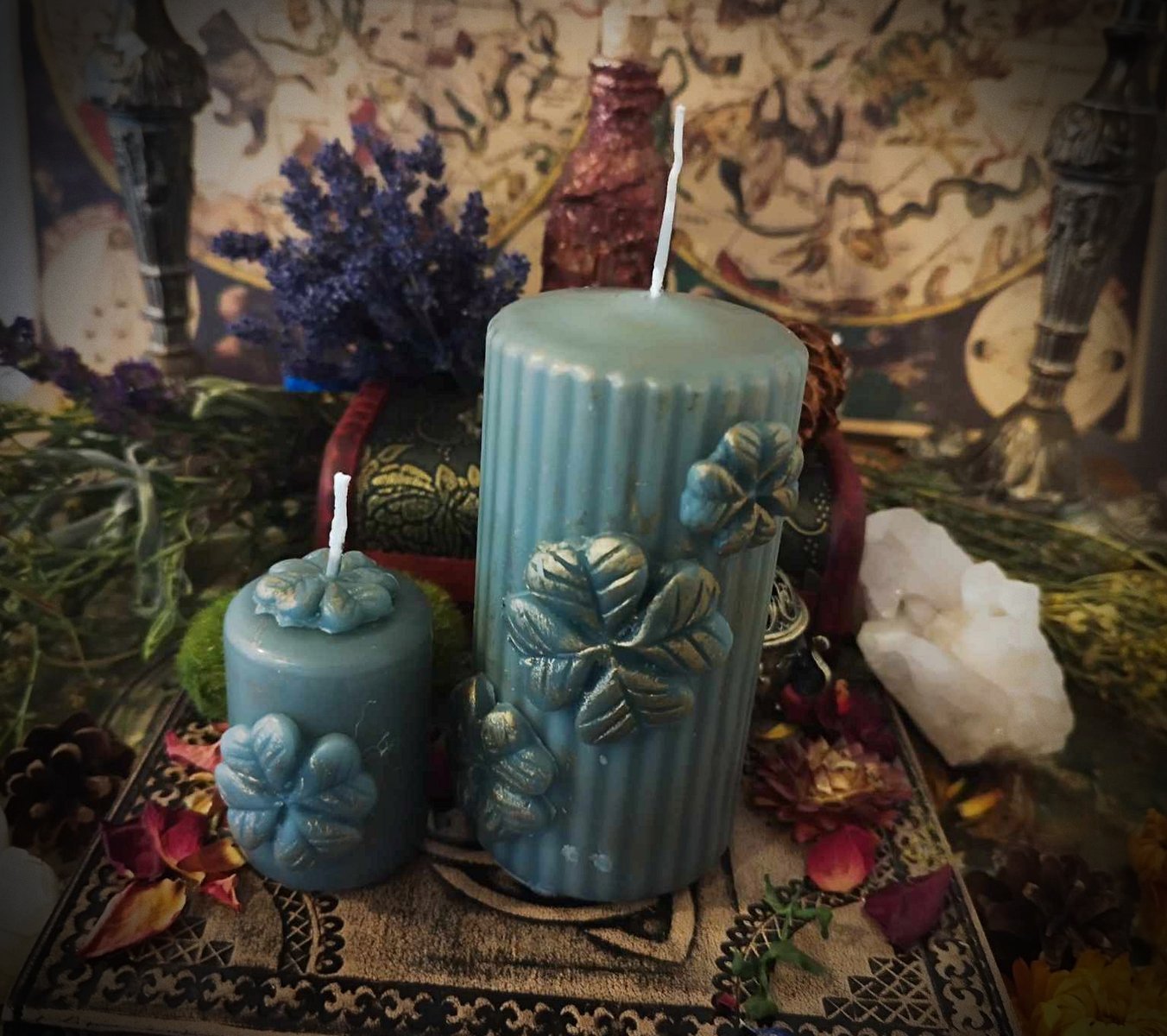 Good Luck Clover Candle: Attract Fortune and Success! 🍀 | Silvana ...