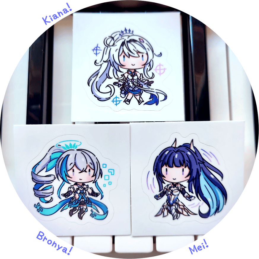 Honkai Impact 3rd Stickers! | Snowpix