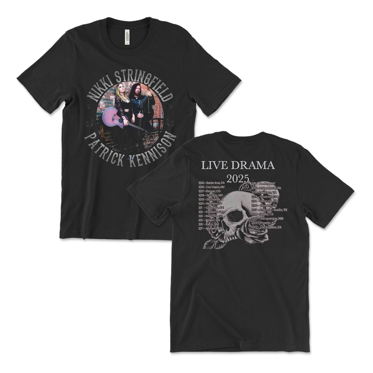 Live Drama Tour Shirt - Band Shot | Nikki Stringfield