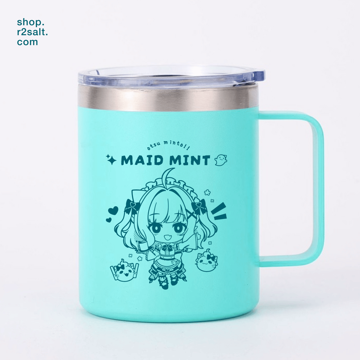 Maid Mint 14oz Stainless Steel Mug | r2salt