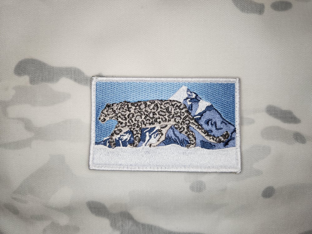 Snow Leopard Patch | Pine Tree Patches