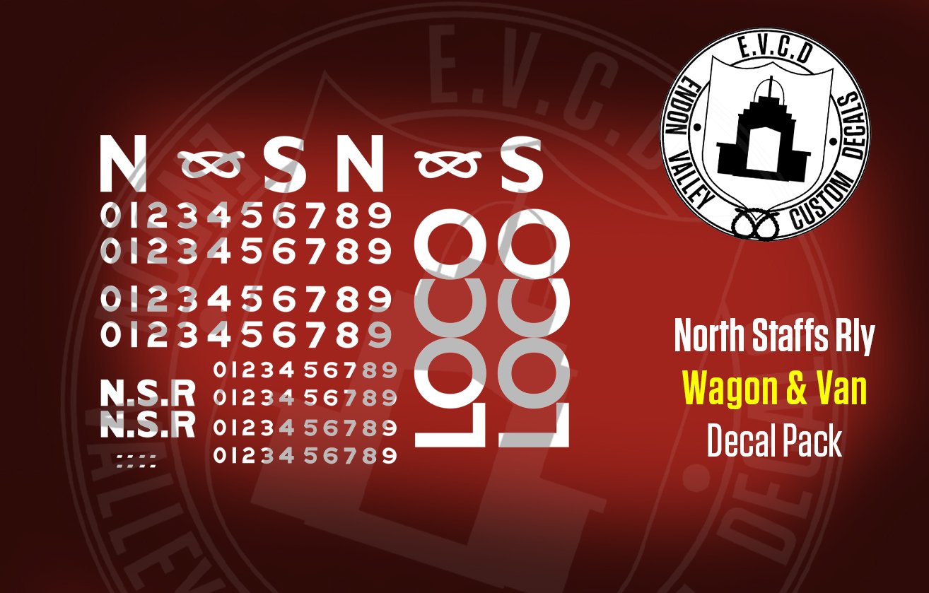 North Stafford Railway Decals | Endon Valley Custom Decals