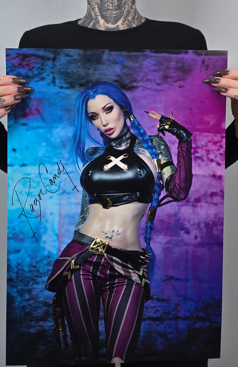 JINX 12"x18" signed poster | RAZORCANDI ART BOUTIQUE