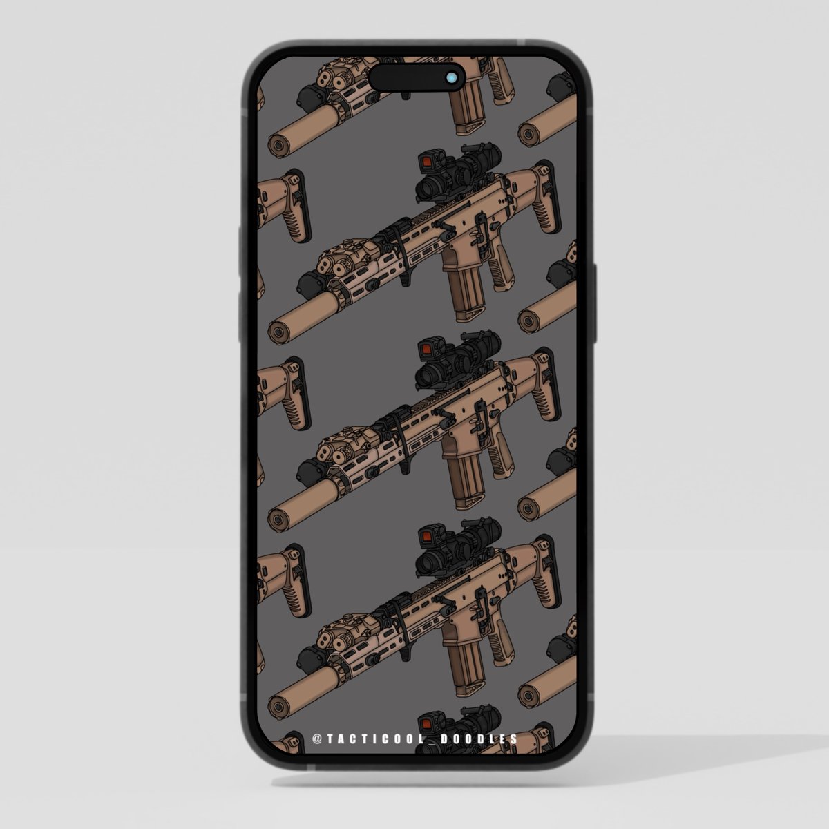 SCAR DMR phone wallpaper | TACTICOOLDOODLES