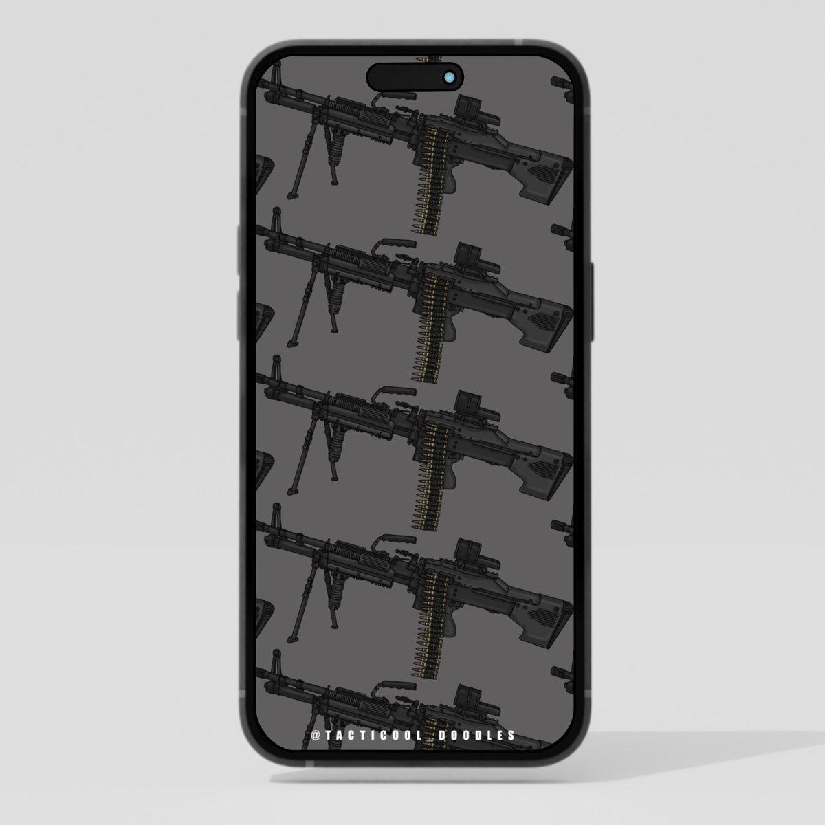 M60 LMG PHONE WALLPAPER | TACTICOOLDOODLES