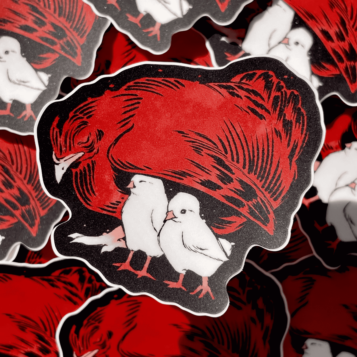 Mother Hen Sticker | tencenthearts