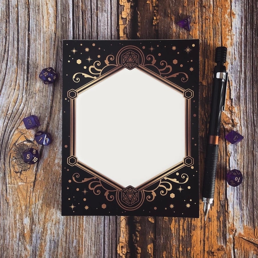 Critical Notes D&D Notepad | The Well-Appointed Desk Shop