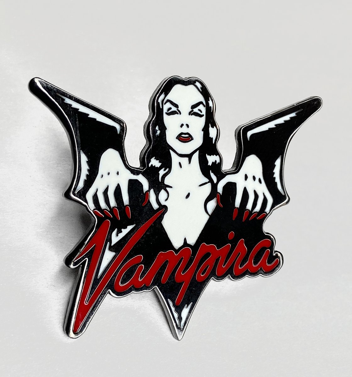 Official Vampira™ Store — VAMPIRA® Enamel Pin V Logo