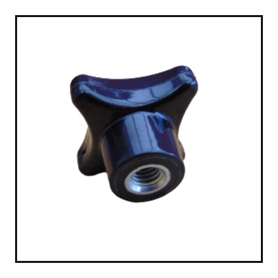 Star Handle nut M6 threaded hole | Walton Products