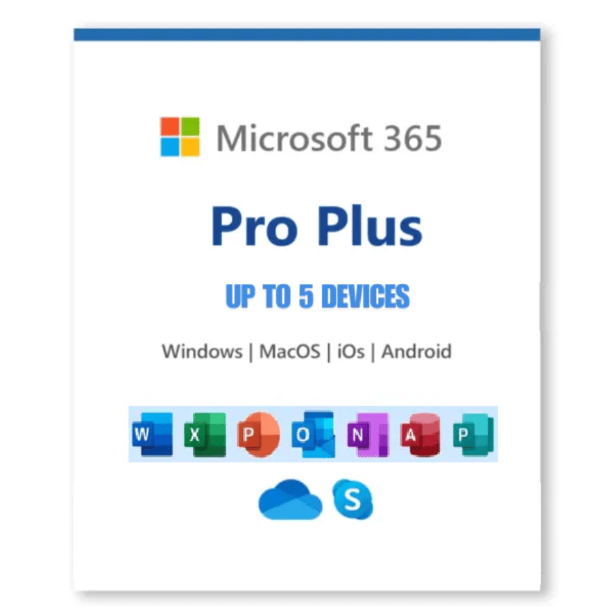 Microsoft OFFICE 365 PRO PLUS | Lifetime Account | 100GB STORAGE | 5 ...