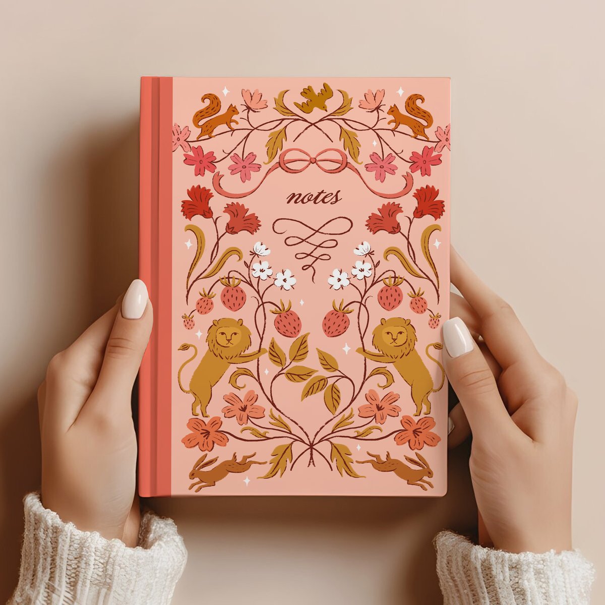 Charming Spring Hardcover Notebook | Artwork by Julianna Swaney